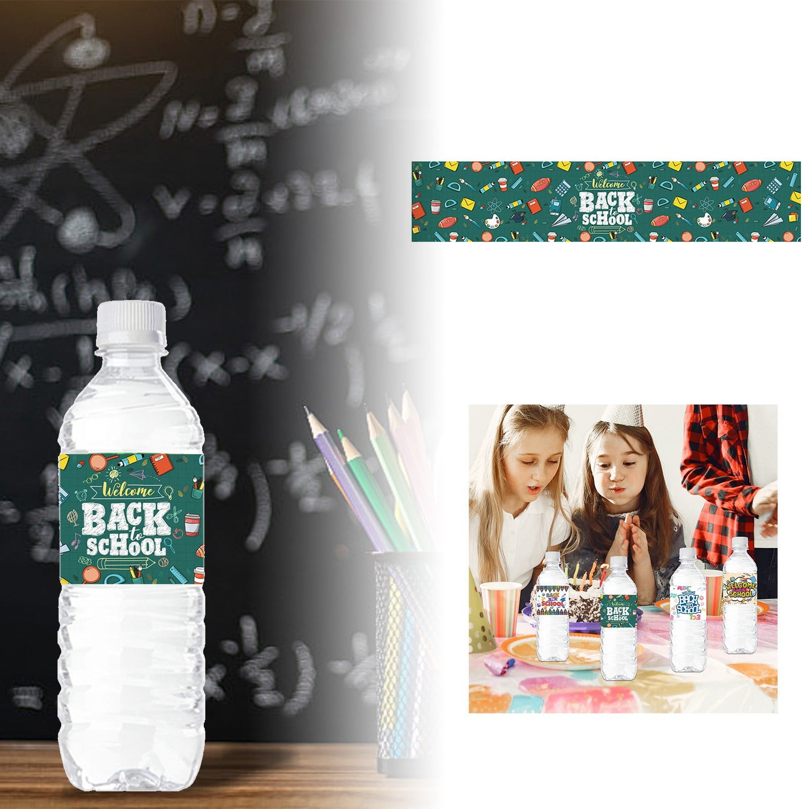 24pcs Stickers For Back To School Season Bottle Labels The Back To ...