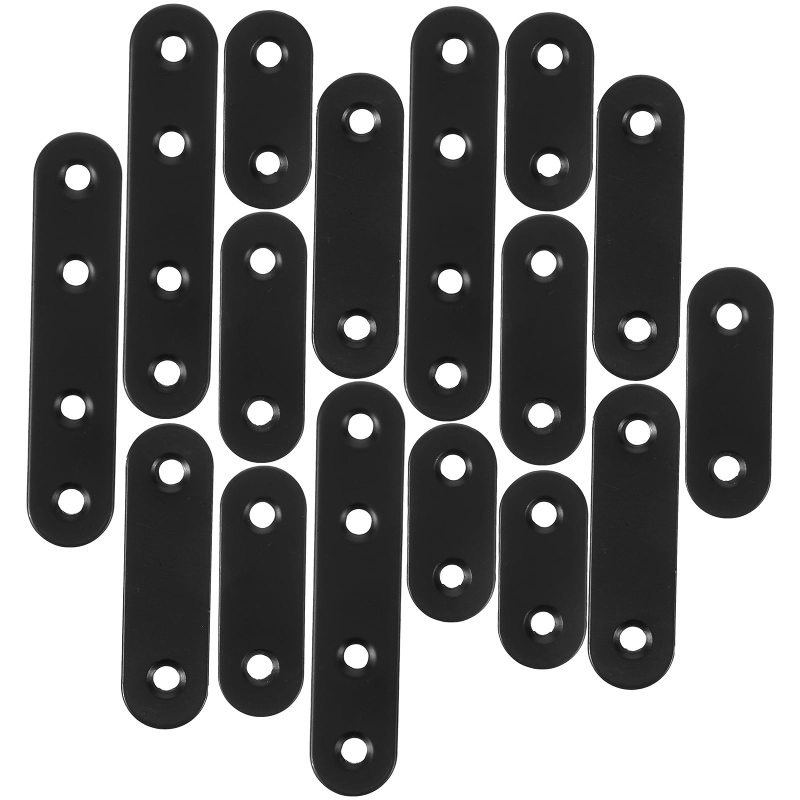 24pcs Straight Braces Flat Brace Straight Corner Braces Metal Support ...