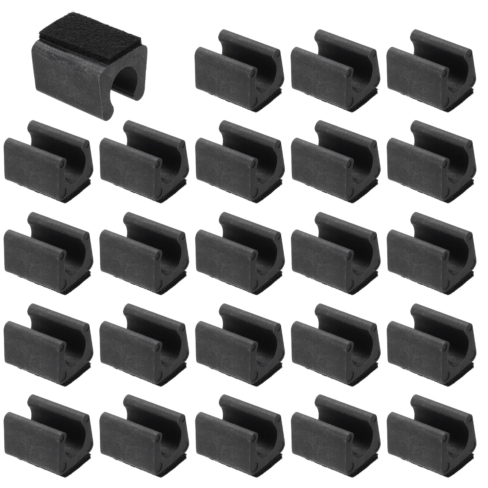 24pcs U Chair Leg Caps, 14mm U Shaped Chair Leg Floor Protectors Chair ...
