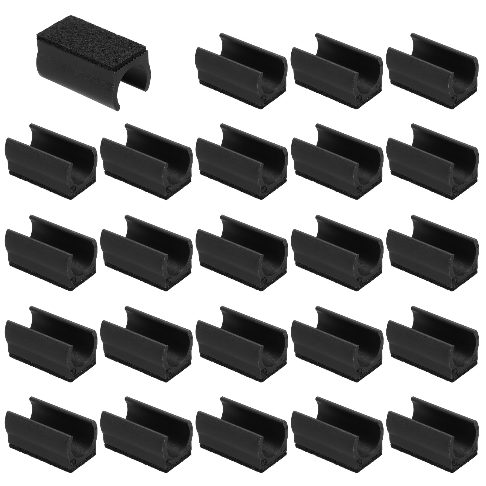 24pcs U Chair Leg Caps, 19mm U Shaped Chair Leg Floor Protectors Chair ...
