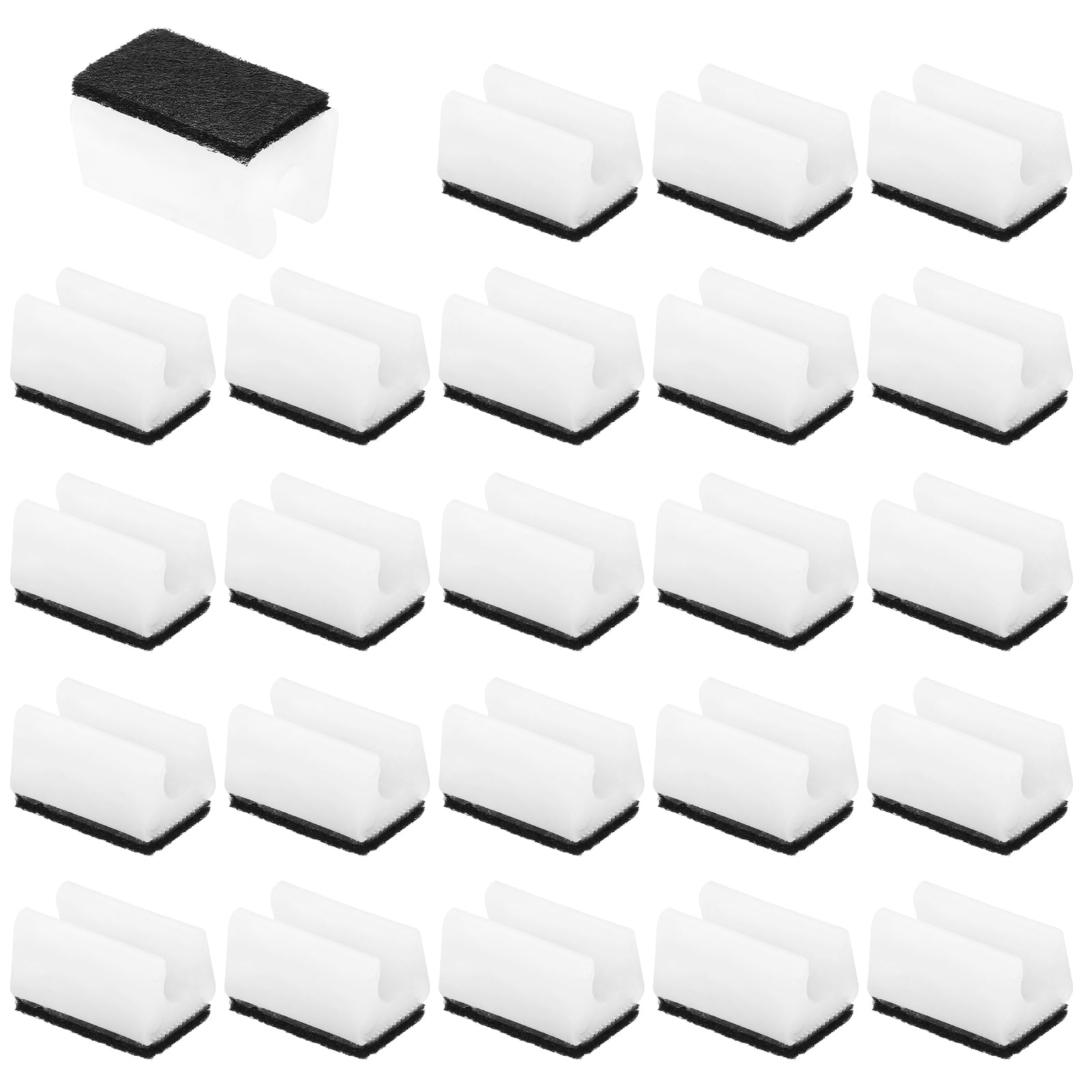 24pcs U Chair Leg Caps, 8mm U Shaped Chair Leg Floor Protectors Chair ...