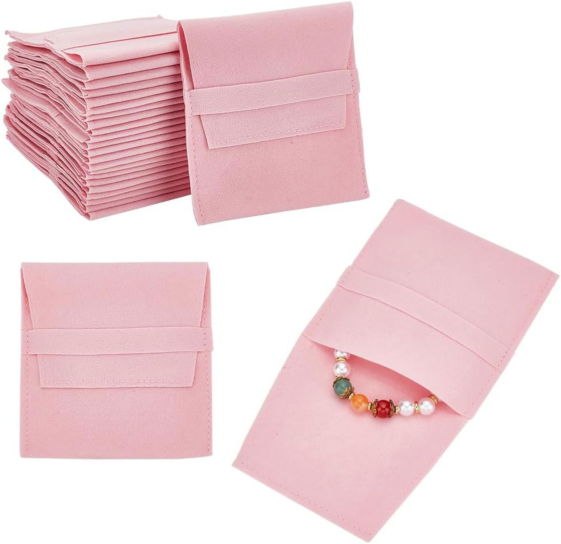 24pcs Velvet Jewelry Flap Pouches Folding Envelope bag for Earrings ...