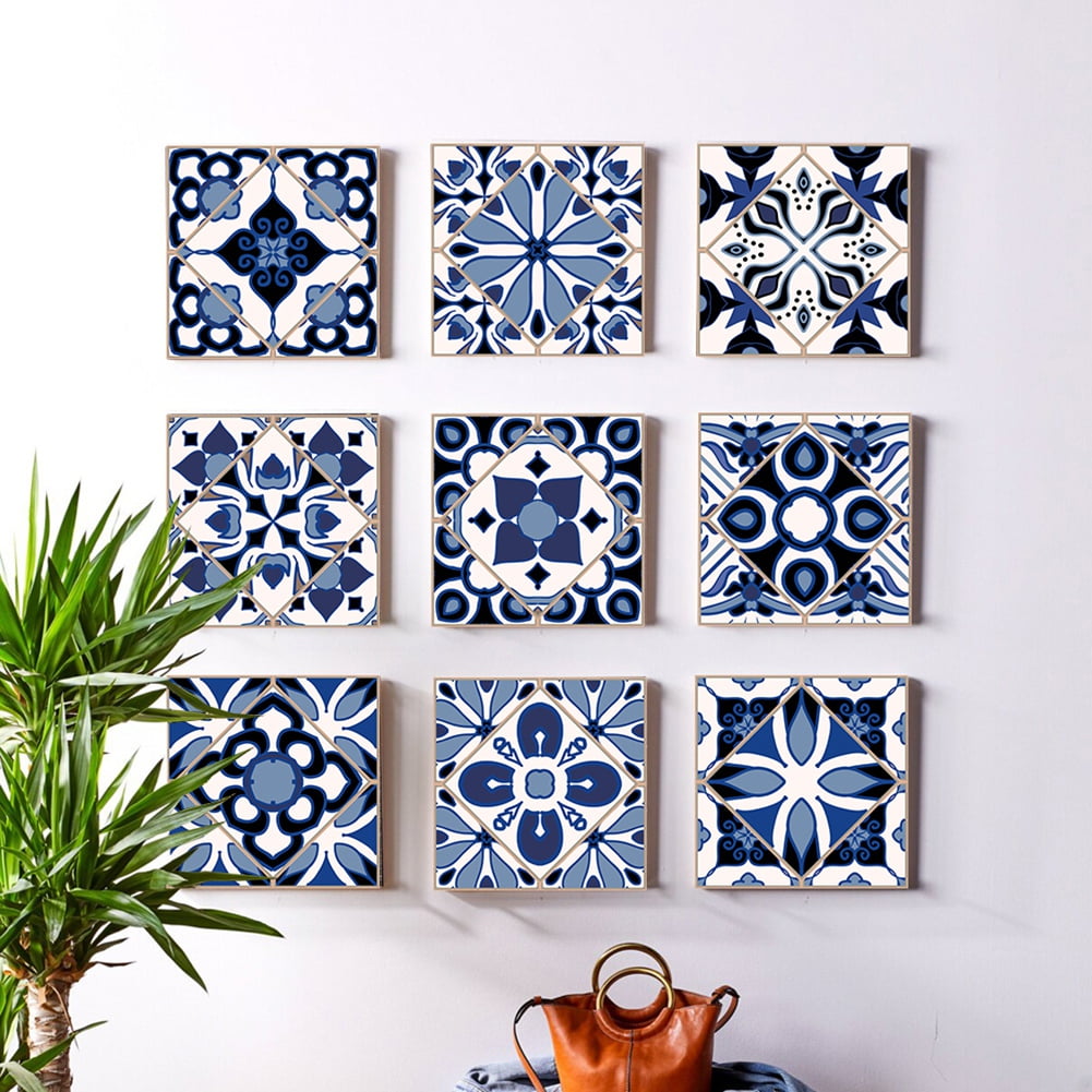24pcs Wall Tile Decals,Tile Wall Decal,Self Adhesive No Residue ...