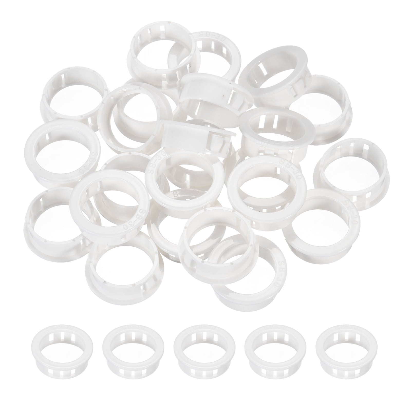 24pcs Wire Grommet, 29.6mm Mounting Dia Plastic Grommets Cable Hose ...