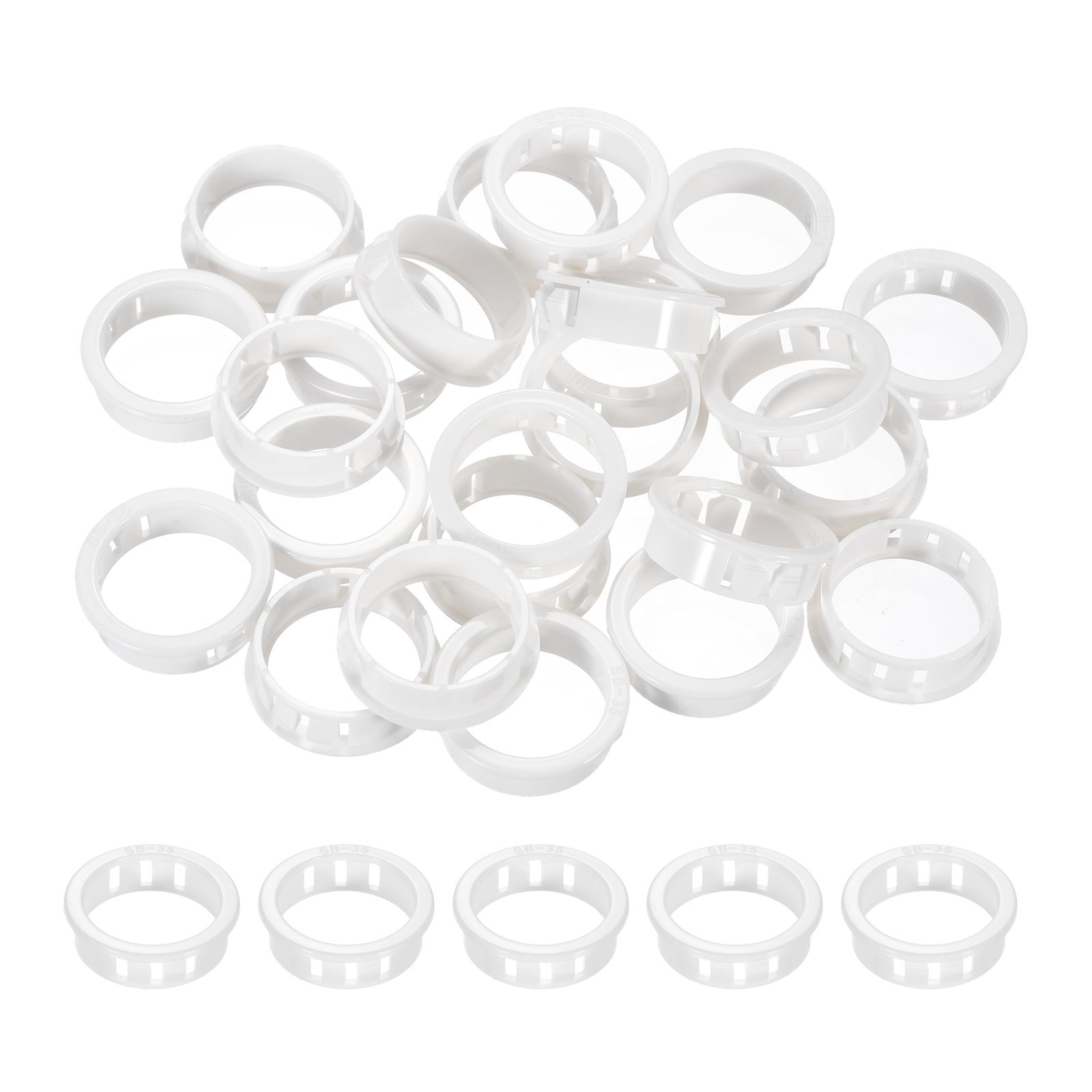 24pcs Wire Grommet, 34.6mm Mounting Dia Plastic Grommets Cable Hose ...