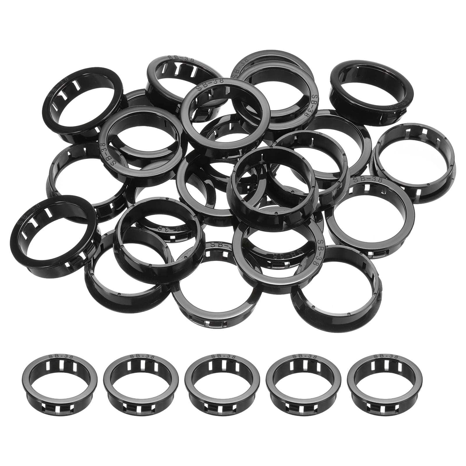 24pcs Wire Grommet, 37.6mm Mounting Dia Plastic Grommets Cable Hose ...
