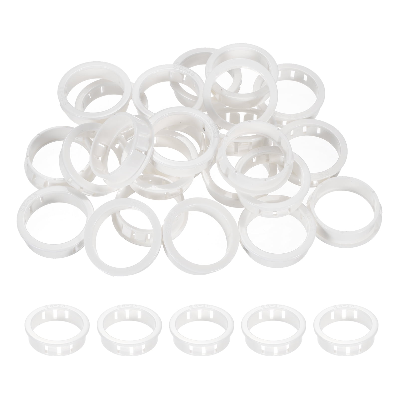 24pcs Wire Grommet, 37.6mm Mounting Dia Plastic Grommets Cable Hose ...