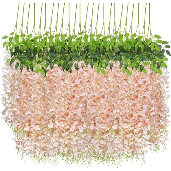 Artificial Morning Glory & Violet Vine Garland 30.3 X 7.9 inch Flower ...