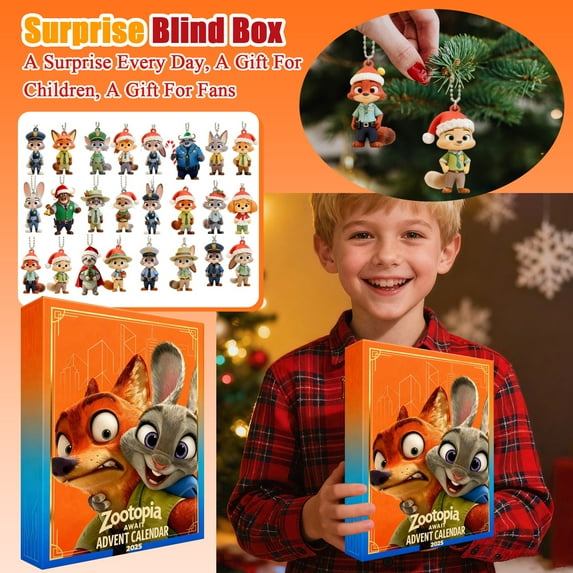 24pcs Zootopia Blind Box Zootopia Advent Calendar 2025 Zootopia Advent ...