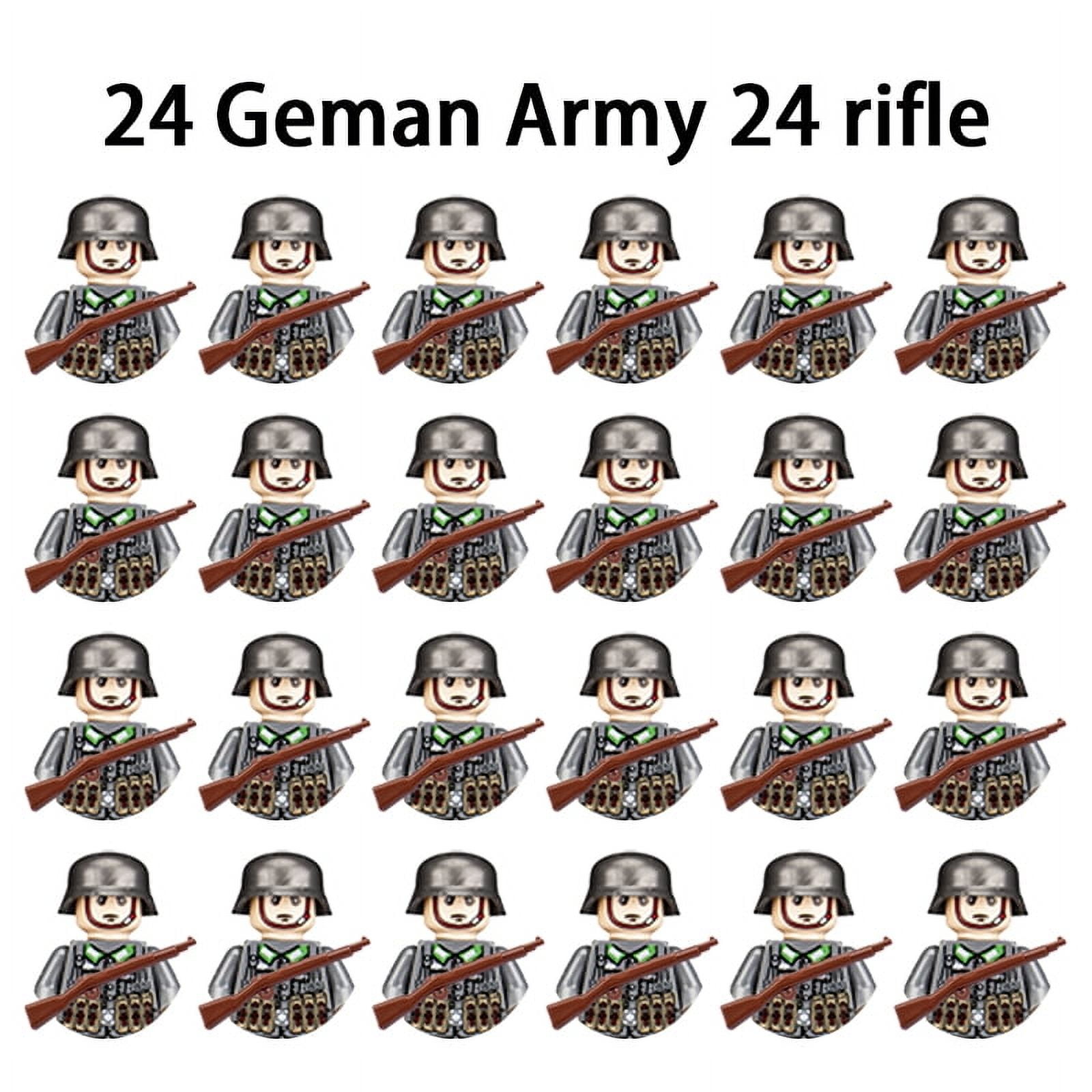 24pcs/batch WW2 Military Character WW2 Army Building Blocks Military ...