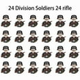 24pcs/batch WW2 Military Character WW2 Army Building Blocks Military ...