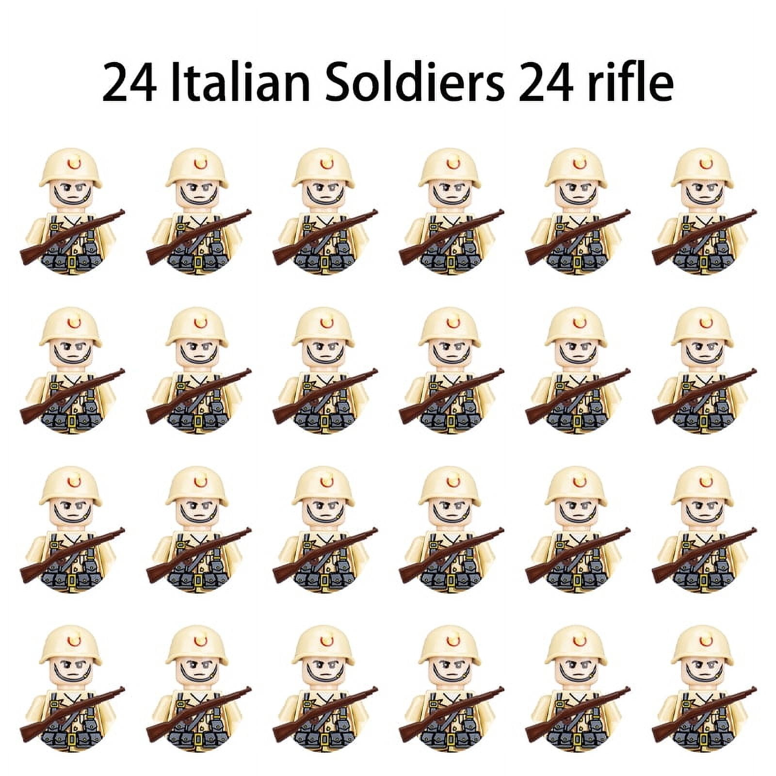24pcs/batch WW2 Military Character WW2 Army Building Blocks Military ...