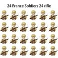 24pcs/batch WW2 Military Character WW2 Army Building Blocks Military ...