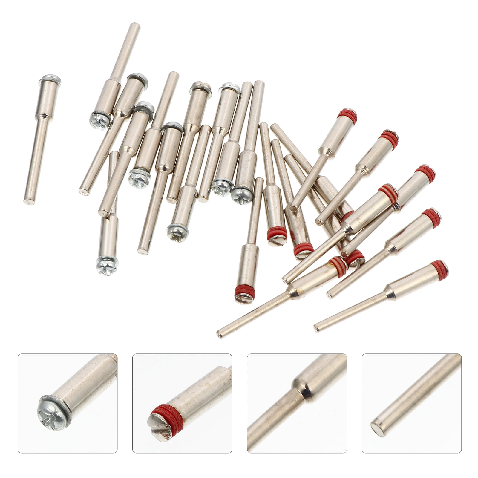 24pcs -off Wheel Screw Mandrel Set Screw Mandrel for Rotary Tools ...