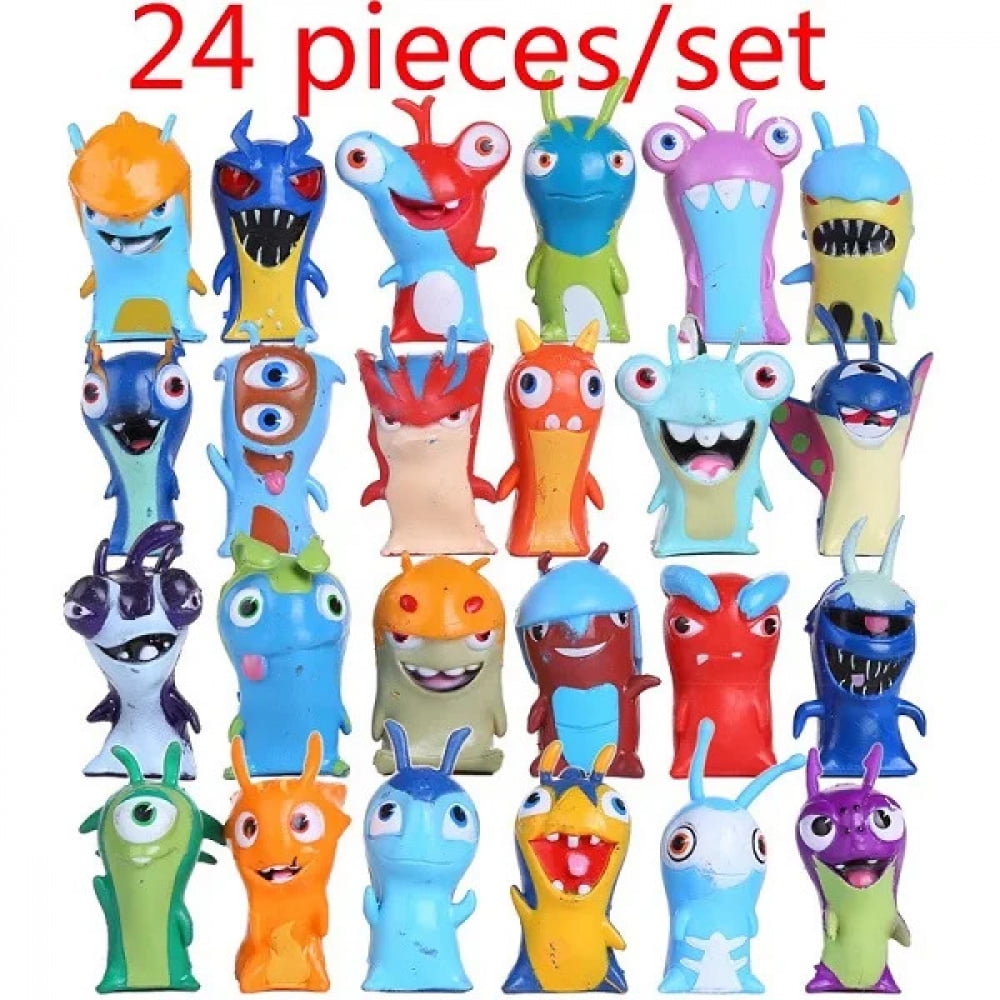 24pcs/set Slugterra Action Figures Toy 5cm Mini Slugterra Anime Figures ...