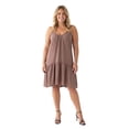24seven Comfort Apparel Essential Curvy Scoop Neck Spaghetti Strap ...