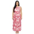 24seven Comfort Essential Curvy Abstract Print Sleeveless Round Neck ...