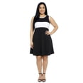 24seven Comfort Essential Curvy Sleeveless Round Neck Knee Length Soft ...