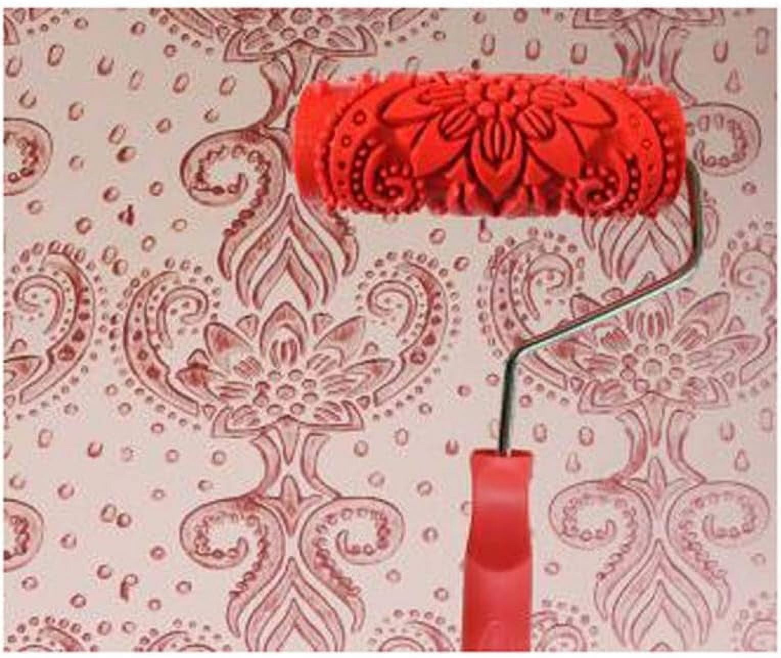 24station Classical Embossed Paint Roller Wall Painting Runner Wall DIY ...