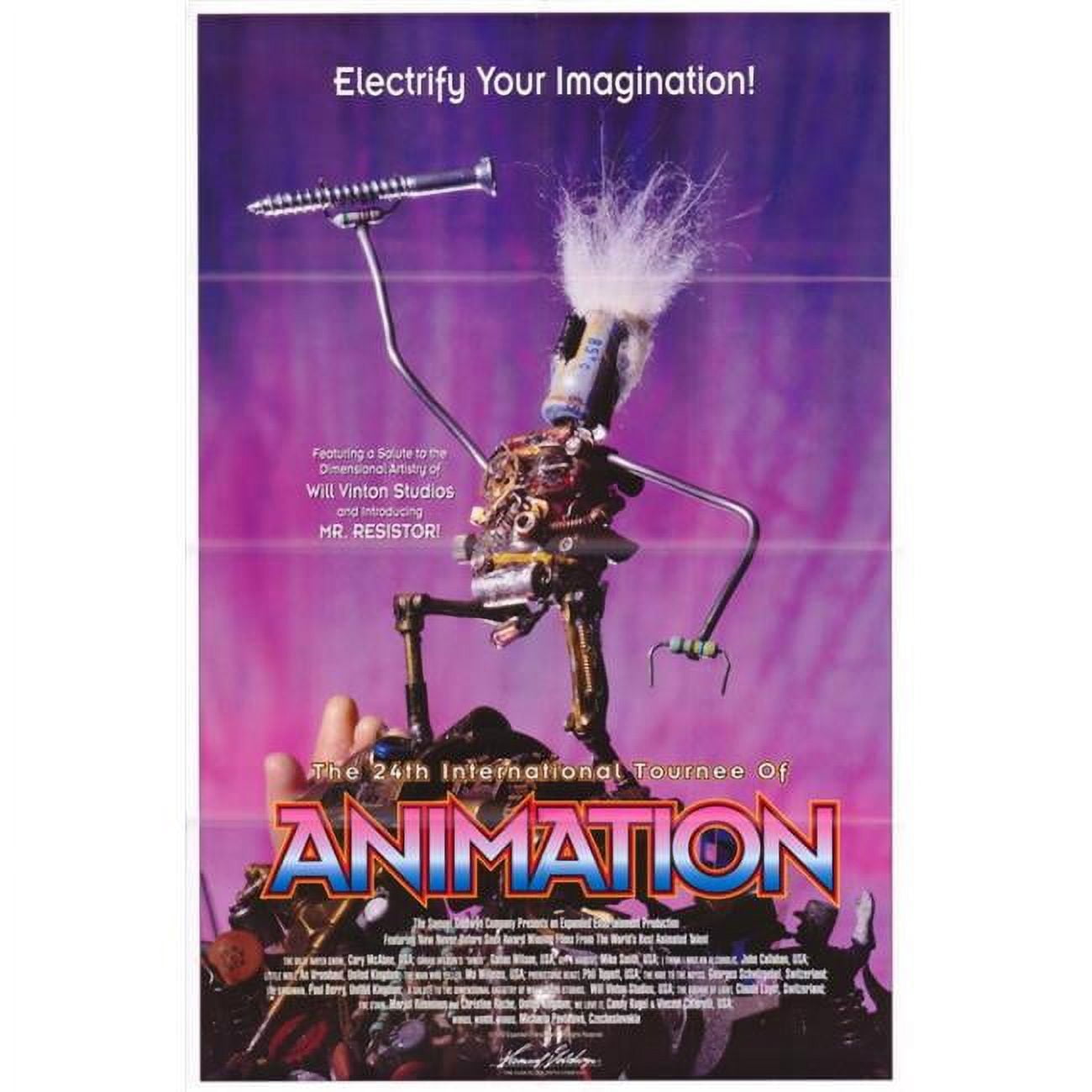 24th International Tournee of Animation 1993 Movie Poster - 27 x 40 in ...