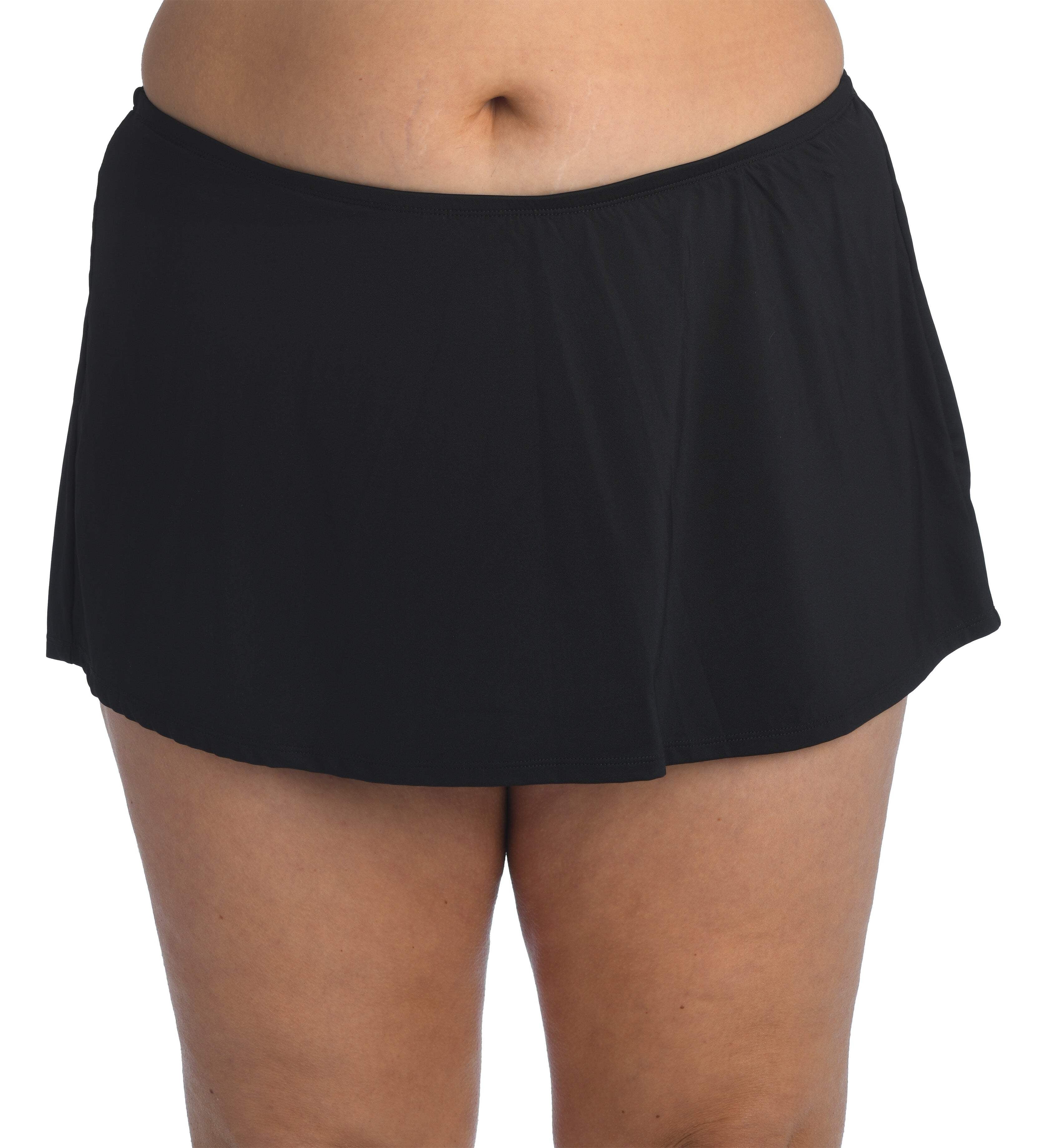 24th Ocean Solid Skirted Swimsuit Bottom (Plus Size) - Walmart.com