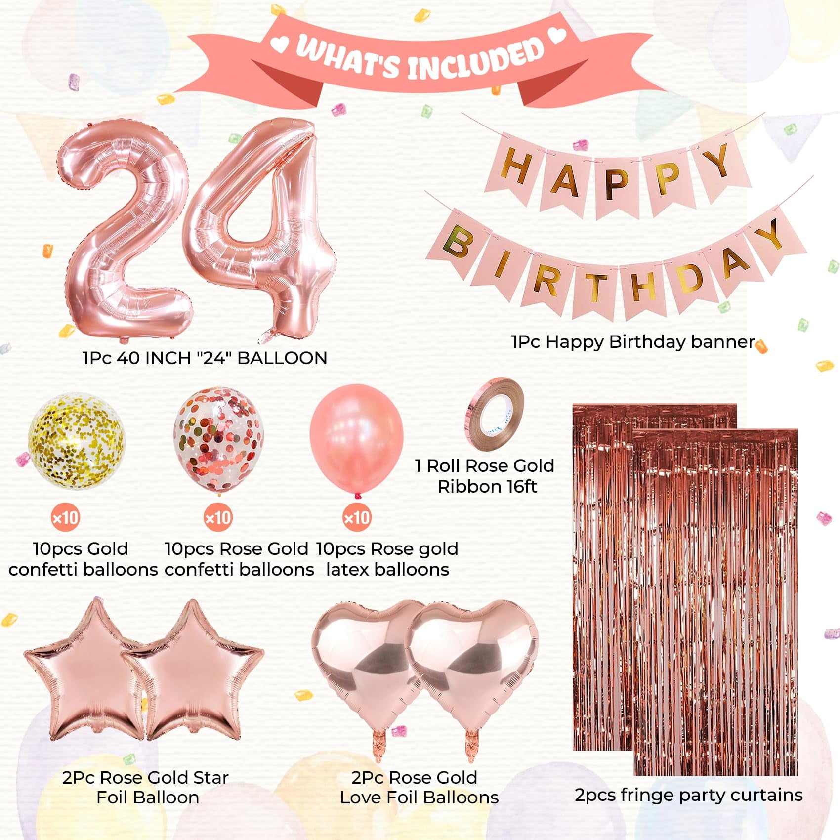 24th birthday decorations AJH3 for her happy 24th birthday decorations ...