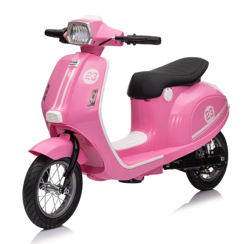 24v 250w Powerful Electric Scooter W/12" Air-Filled Tires Hand ...