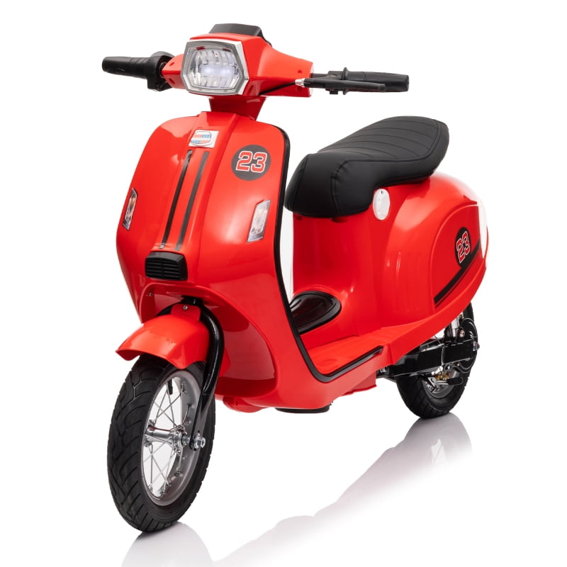 24V 250W Powerful Electric Scooter W/12" Air-Filled Tires,Hand ...