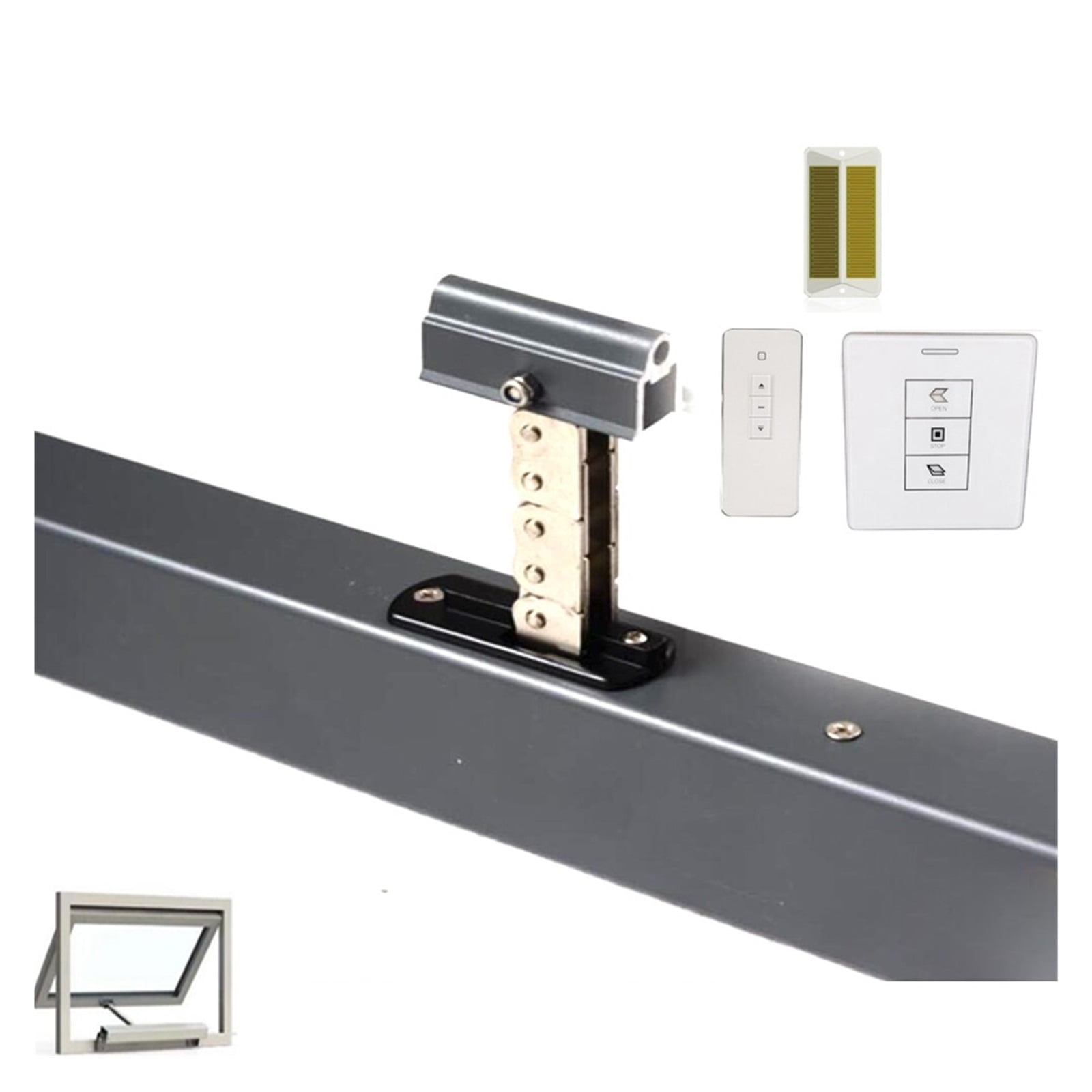 24v Smart Actuator Window Opener Electric Motor Black Automatic Close ...
