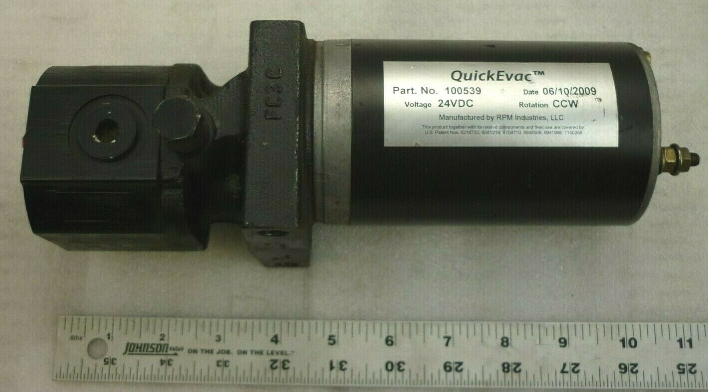 24v hydraulic pump (haldex style) NEW FLYER 255984, PRELUBE QUICK EVAC ...