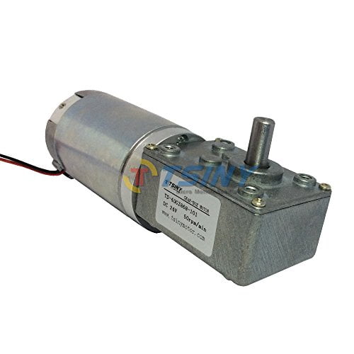 24vdc 50 Rpm High-torque Drive Pmdc Worm Geared Motor with Gearbox Gear ...