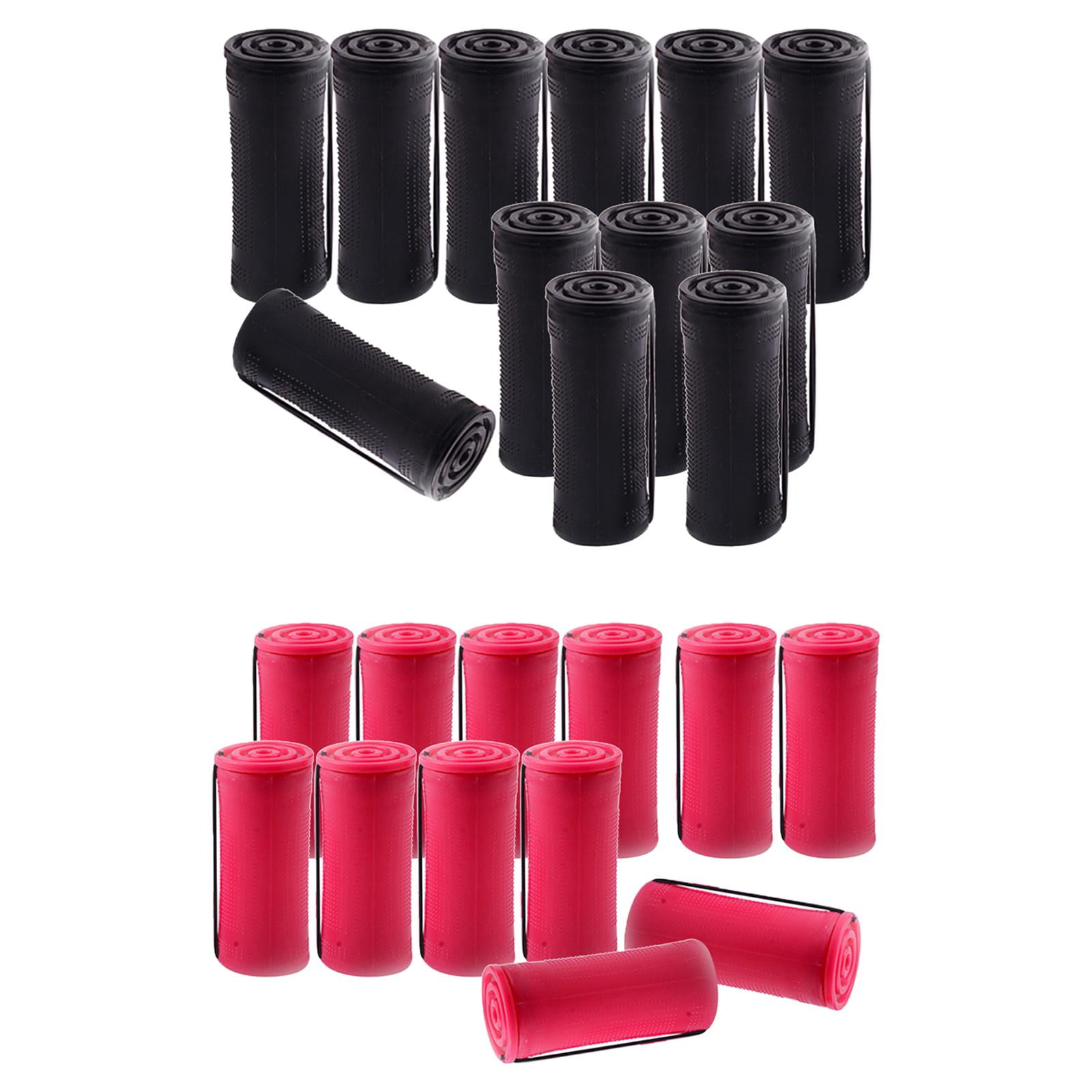 24x Cold Perm Rods Rollers Heatless Curly Wavy Rod Curling Hair ...