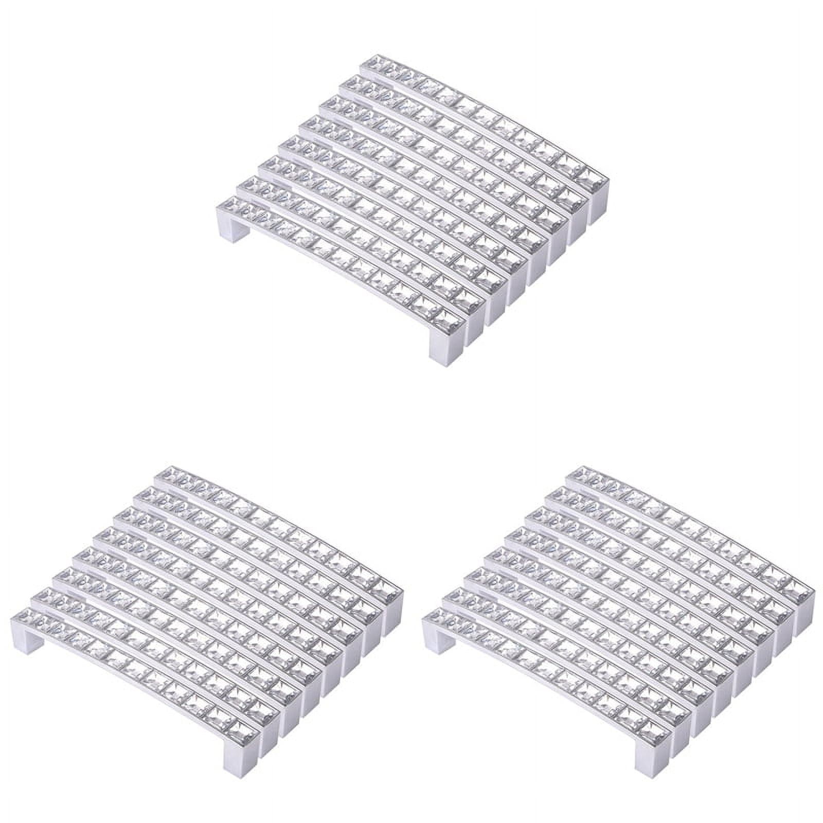 24x Europe Style Square Rhinestone Furniture Door Wardrobe Cupboard ...