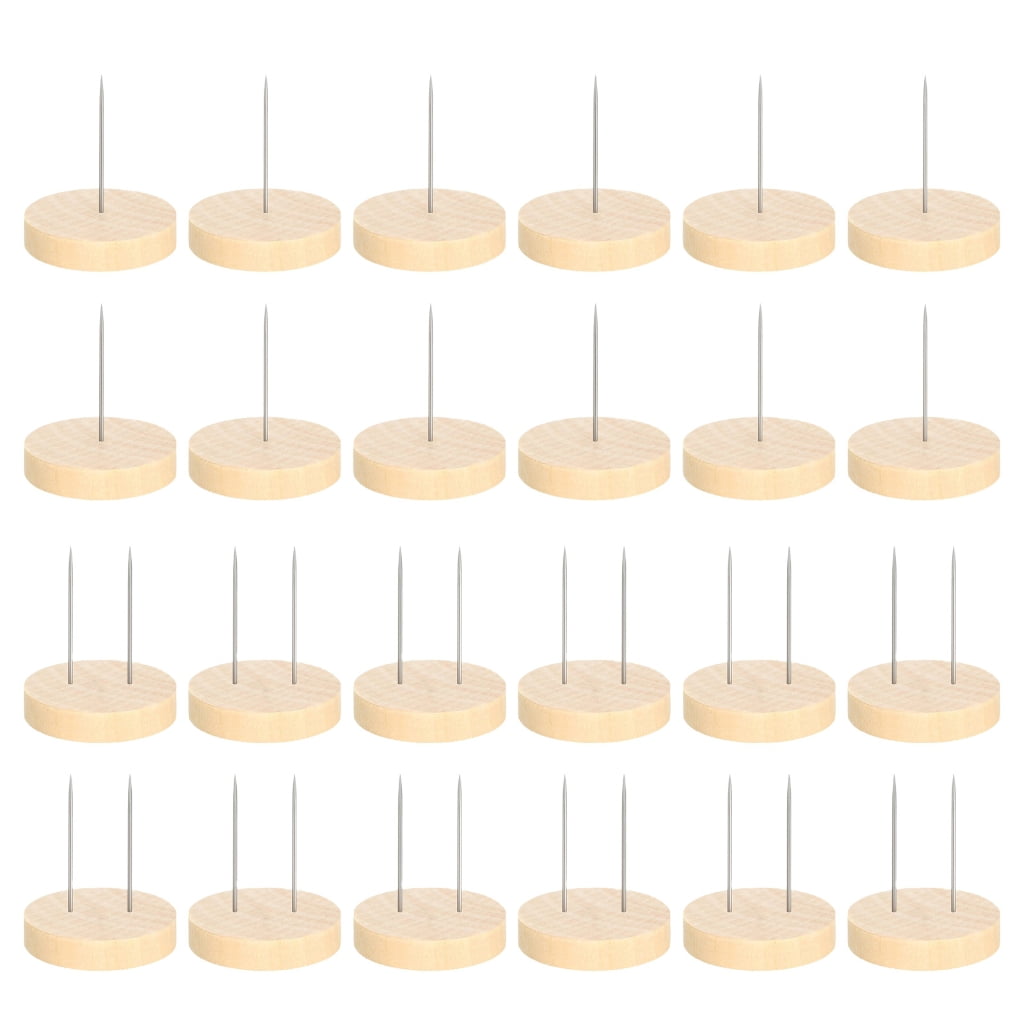 24x/Set Crochet Dolls Stand Double Steel Dolls Holder Felting Dolls ...