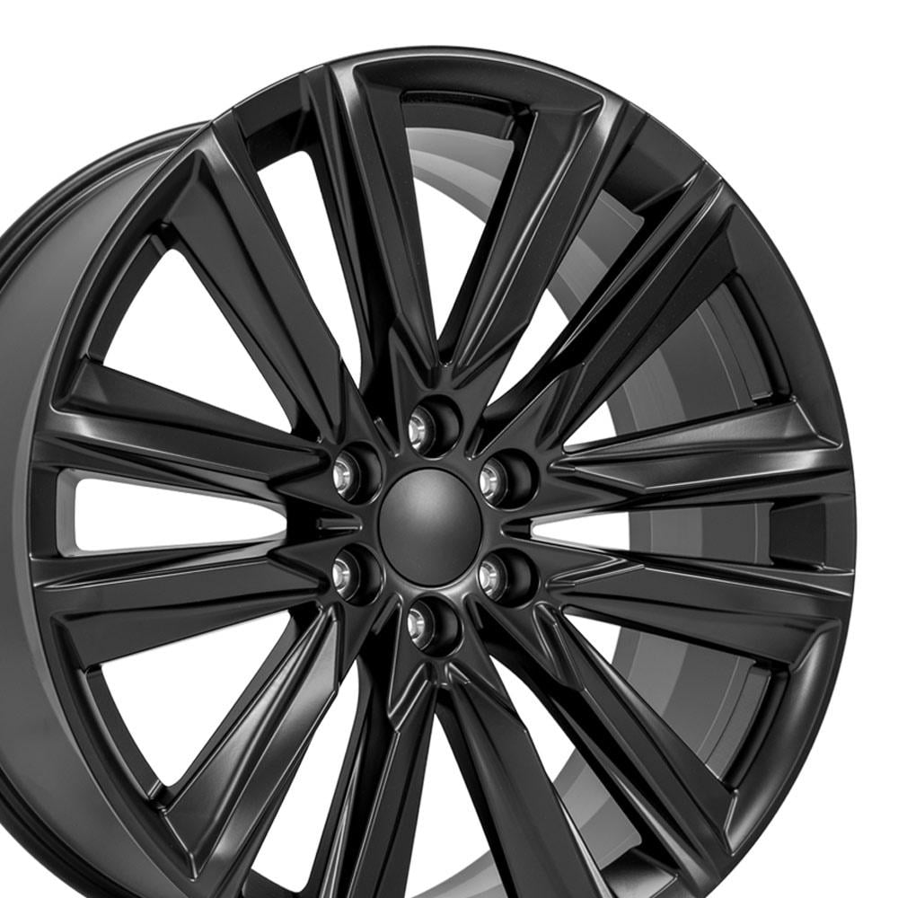 24x10 OE Wheels CA91 Satin Black Wheel 6x5.5 (28mm) - Walmart.com