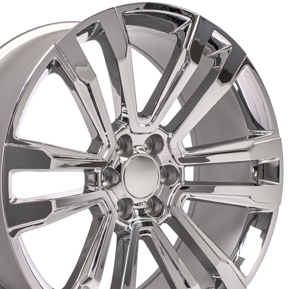 OE Wheels CV44 Chrome Wheel 24x10, 6x5.5 (24mm) Fits Chevrolet, GMC ...