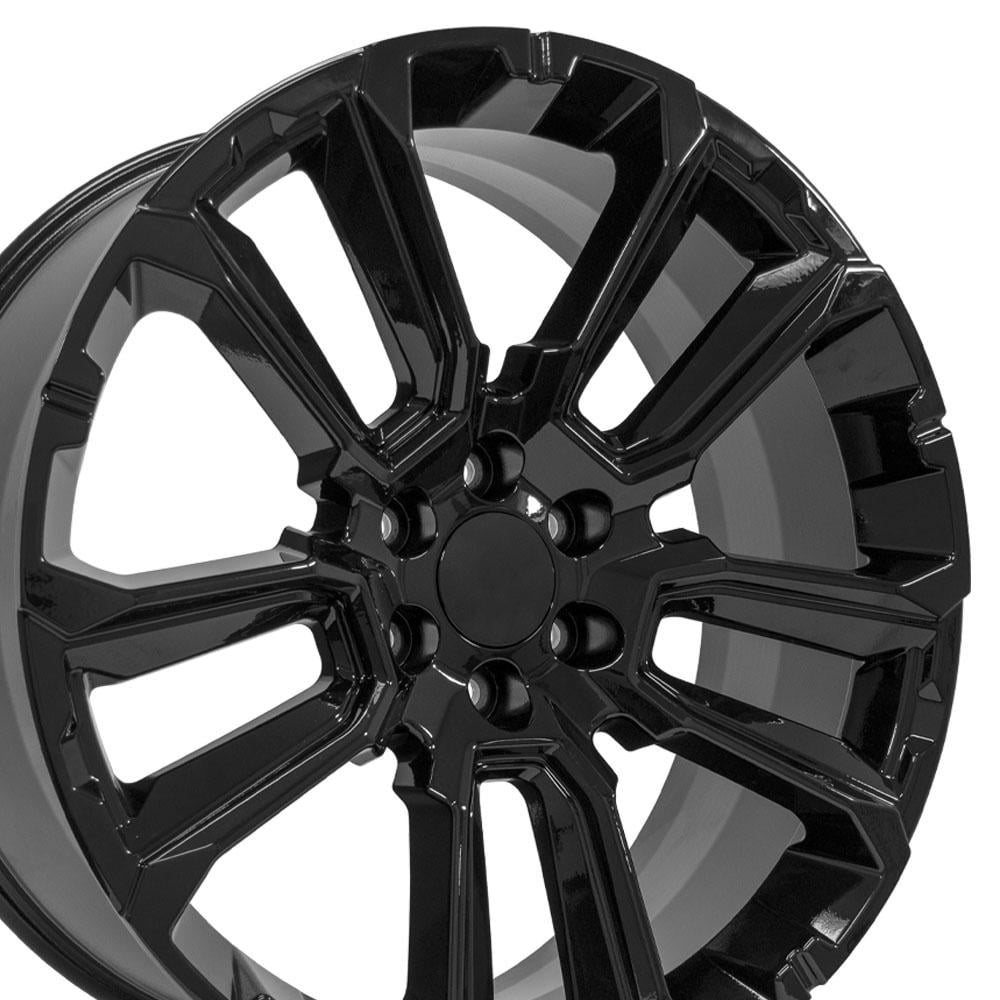 24x10 OE Wheels CV68 Gloss Black Wheel 6x5.5 (28mm) - Walmart.com