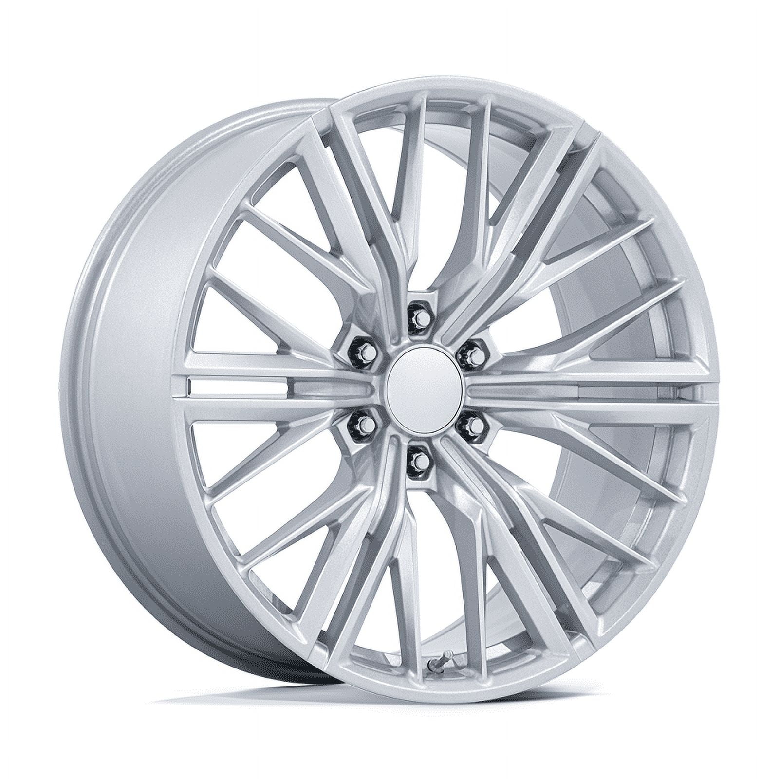 24x10 Performance Replicas PR227 Gloss Silver Wheel 6x5.5 (24mm ...
