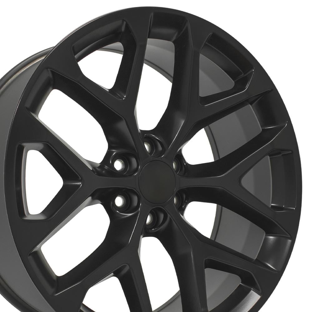 OE Wheels LLC 24 inch Rims Fits Silverado Suburban Tahoe Sierra Yukon Escalade 6x139.7 CV98B ...