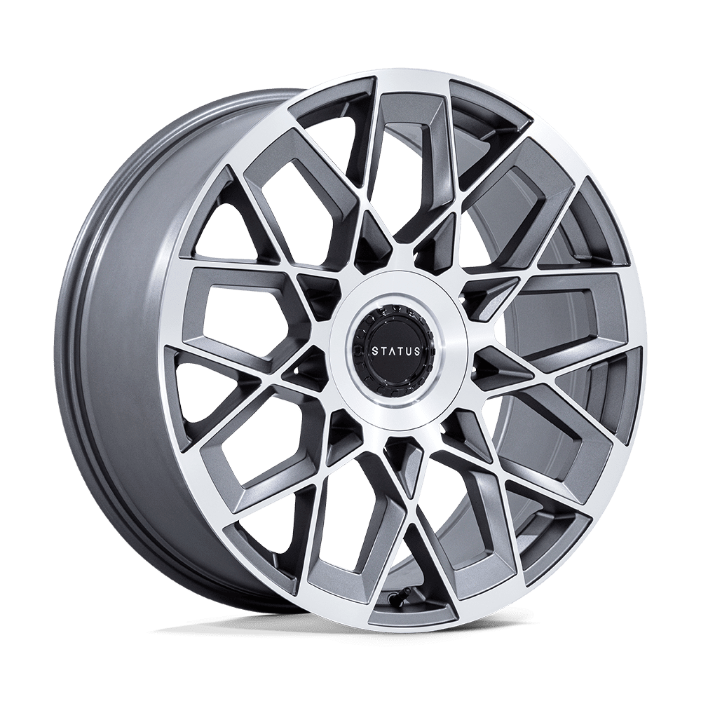 24x10 Status ST005 Matrix Anthracite Mirrored Wheel Blank (20mm ...