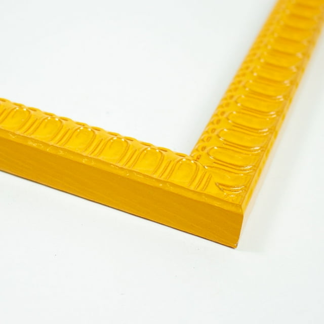 24x11 Frame Yellow Solid Wood Picture Frame Width 1 Inches | Interior ...