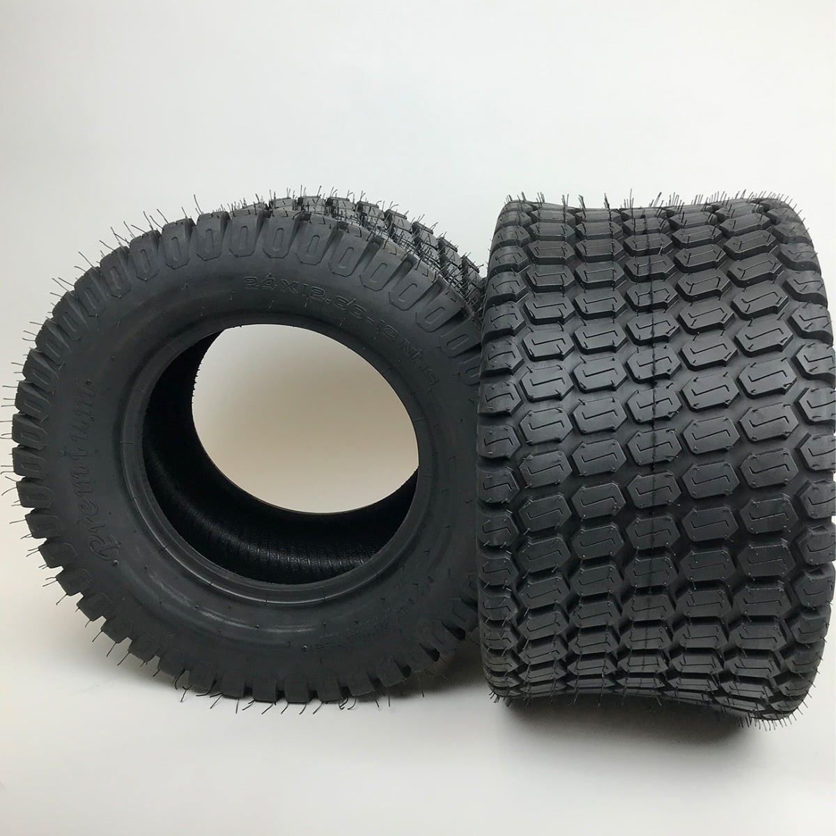 LMTS 24x12.00-12, 4-Ply Lawn Mower Tires, Superior Traction, Turf Tech ...