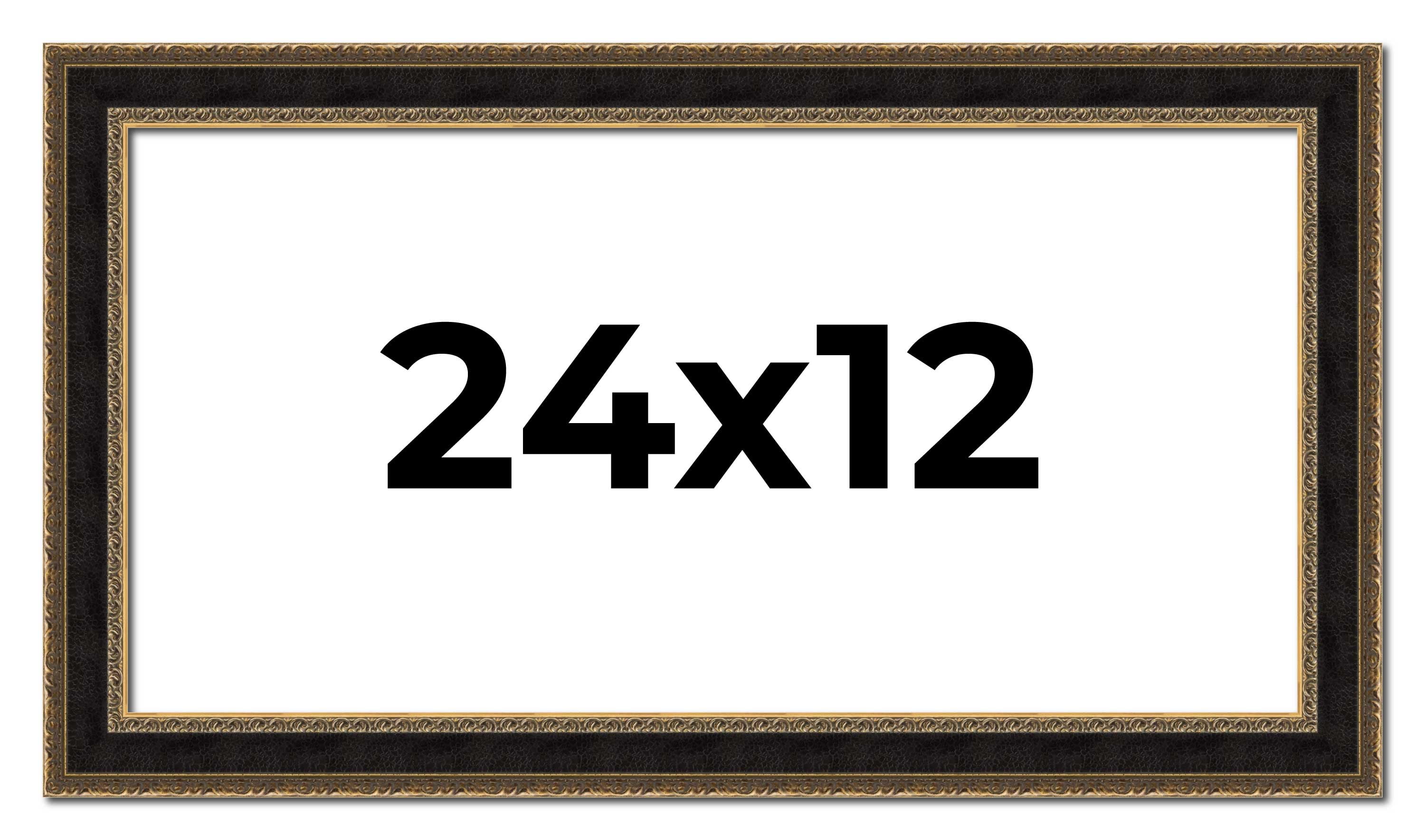24x12 Frame Gold Antique Vintage Sold Wood Picture Frame | 1.75 Inch ...