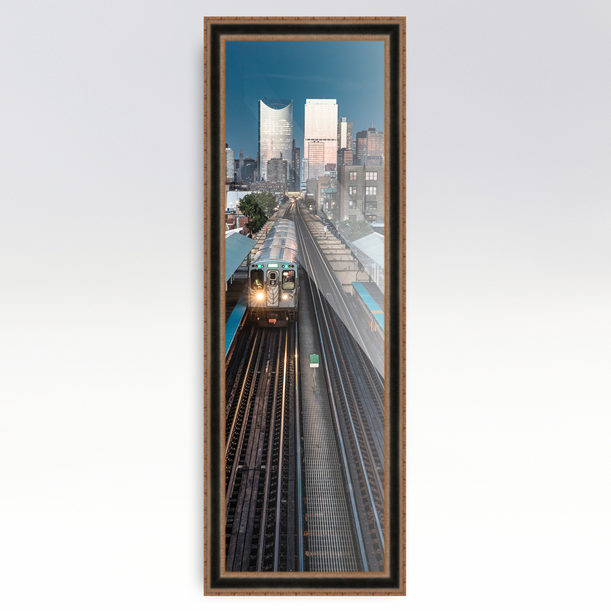 24x12 Frame Gold Real Wood Picture Frame Width 1.75 inches | Interior ...