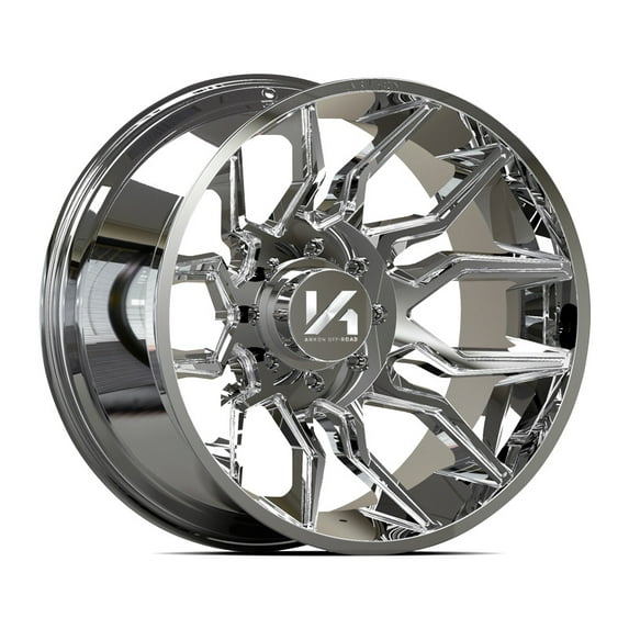 24x14 Chrome Wheel Arkon Off-Road Roosevelt 8x6.5 -81 - Walmart.com