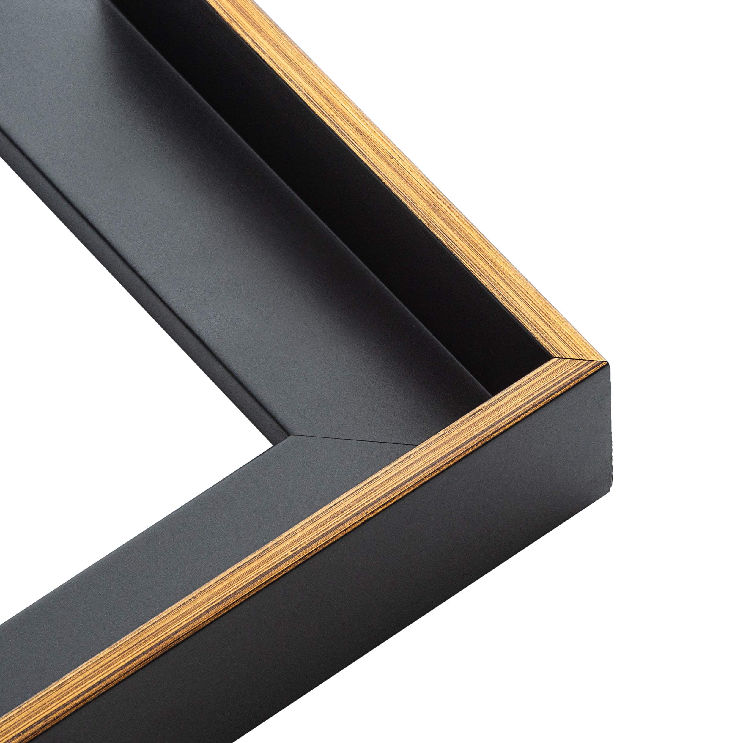 24x15 Canvas Frame Gold Solid Wood Floater Frame Width 1 Inches ...