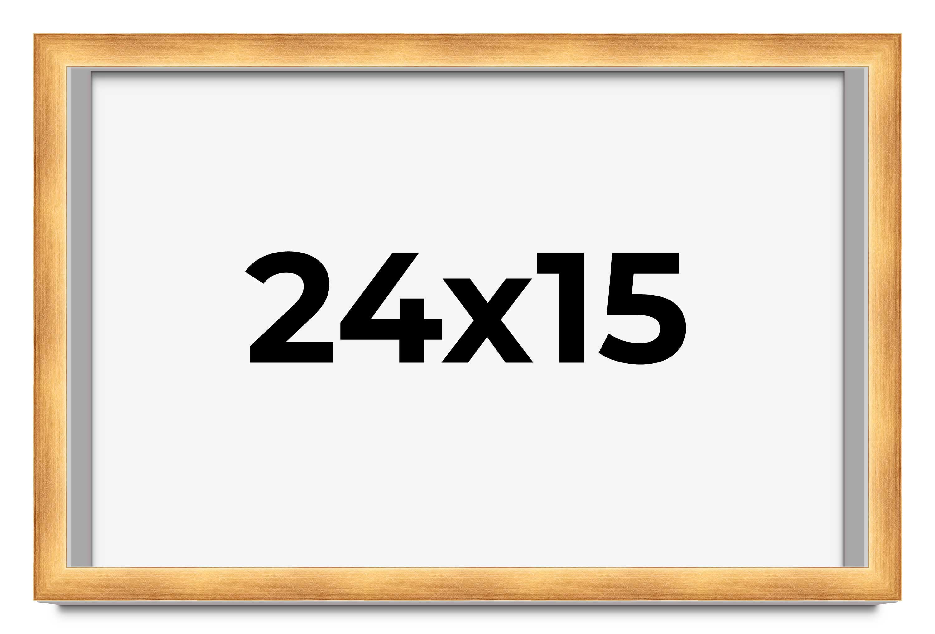 24x15 Shadow Box Bronze Cross-Brushed Display Frame | 1.625 Inches Deep ...