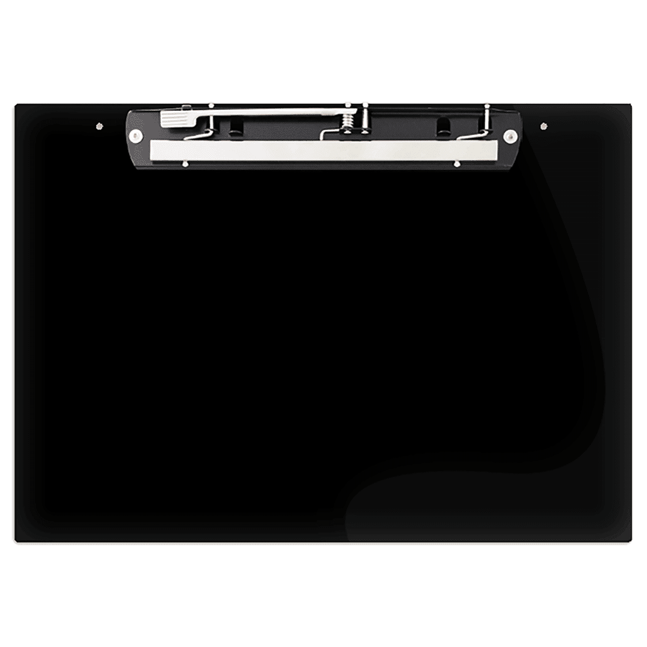 24x18 Clipboard Acrylic Panel Featuring an 11" Hinge Clip Black ...