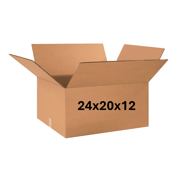 24x20x12 (200 lb strength) | SINGLE CARDBOARD BOX - Walmart.com