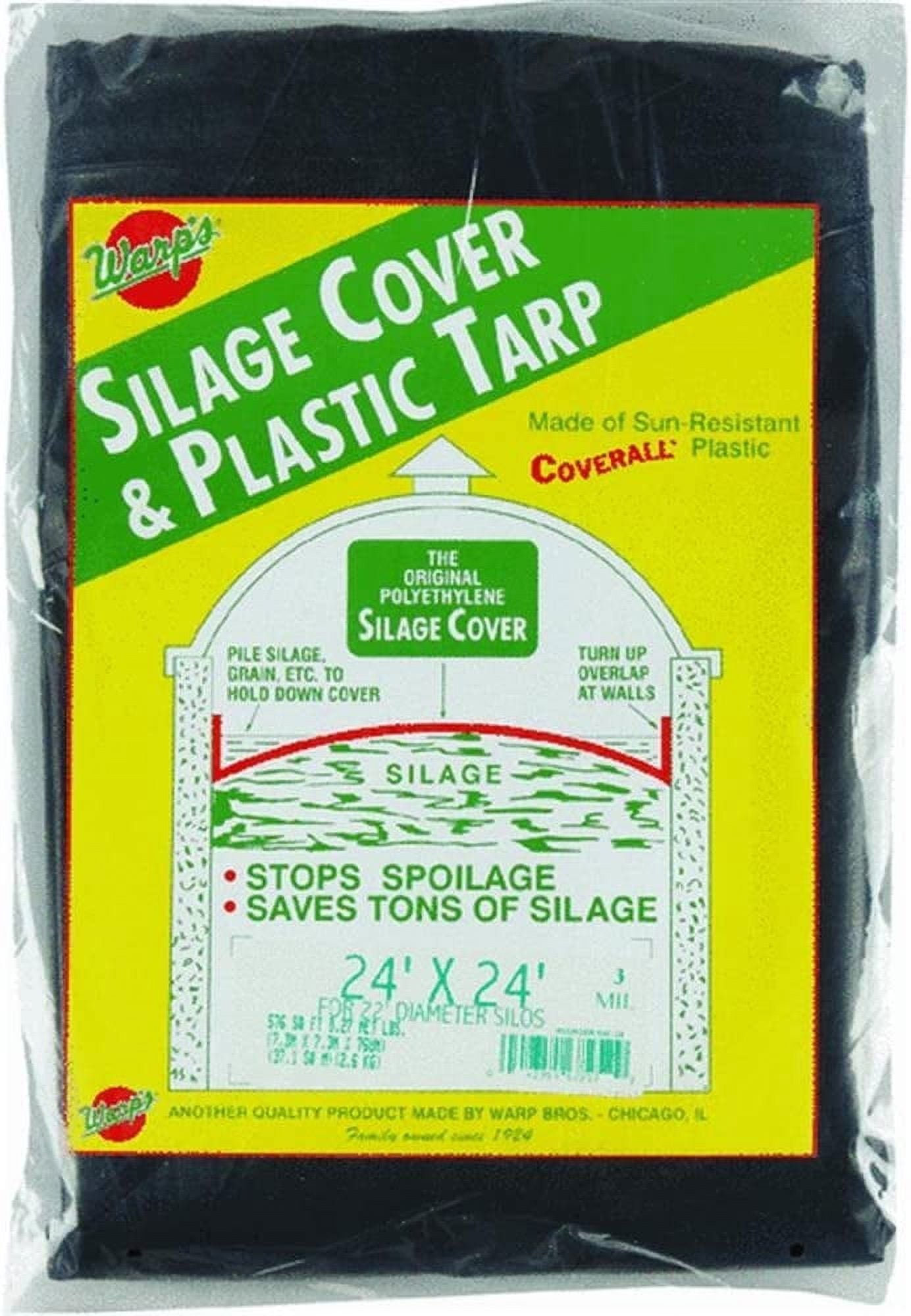 24x24 Black Tarp/Silo Cap - Walmart.com